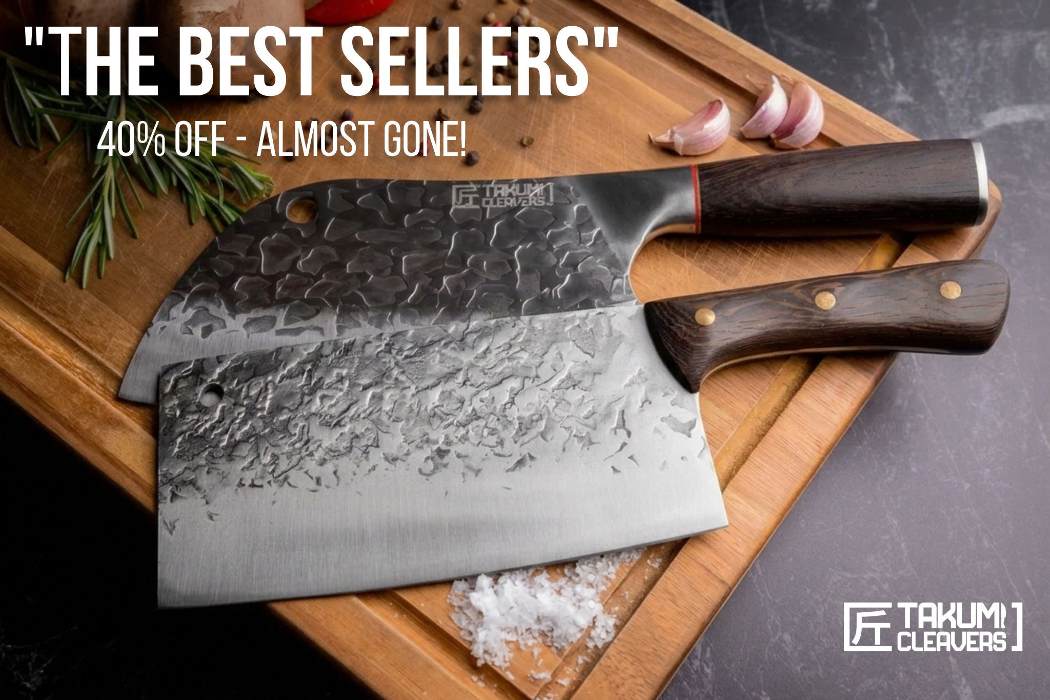 Hand Forged Kitchen Cleavers | Premium Cleaver | Takumi Cleavers